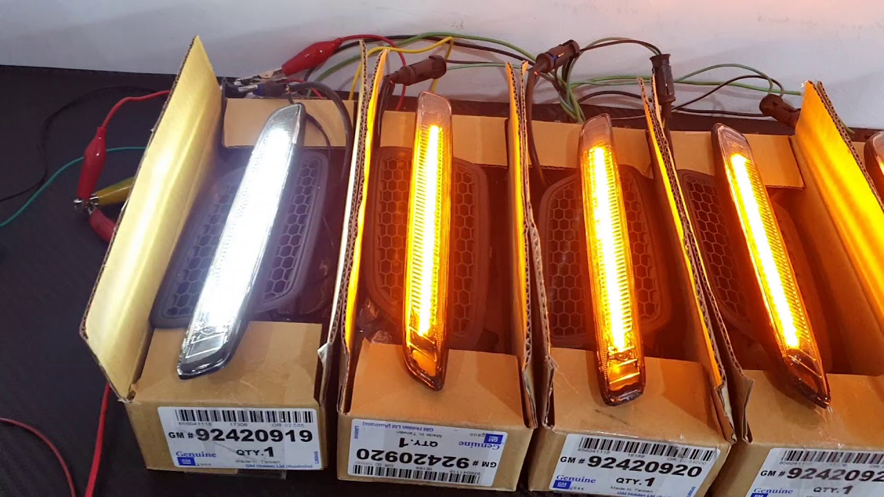 Holden Ve commodore s1/s2 side sequential indicator &drl