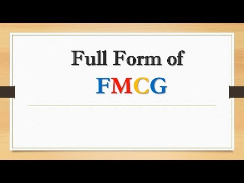 Full Form of FMCG || Did You Know?