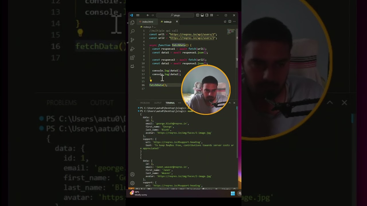 Sequential Api calls #dsa #javascript #frontendchallenge #coding #learn  #api #call