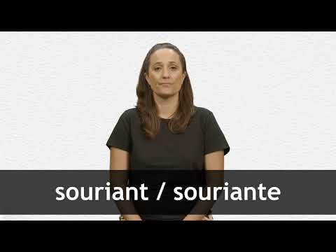 English Translation of “SOURIANT” | Collins French-English Dictionary
