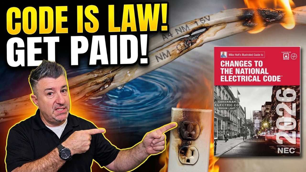 2026 NEC Electrical Code Money Hacks! (Insurance companies beware)