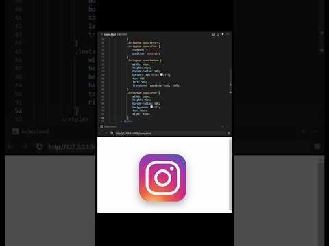Instagram Logo | HTML CSS