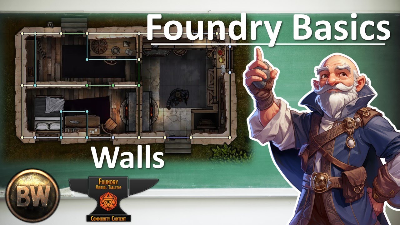 Foundry VTT Basics: Walls