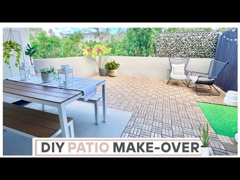IIKEA BALCONY TRANSFORMATION DIY RUNNEN TILES RENTER FRIENDLY *BEWARE* || THE SUNDAY DIARIES