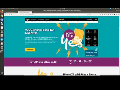 Optus.com.au - Support Chat + Paypal Debit