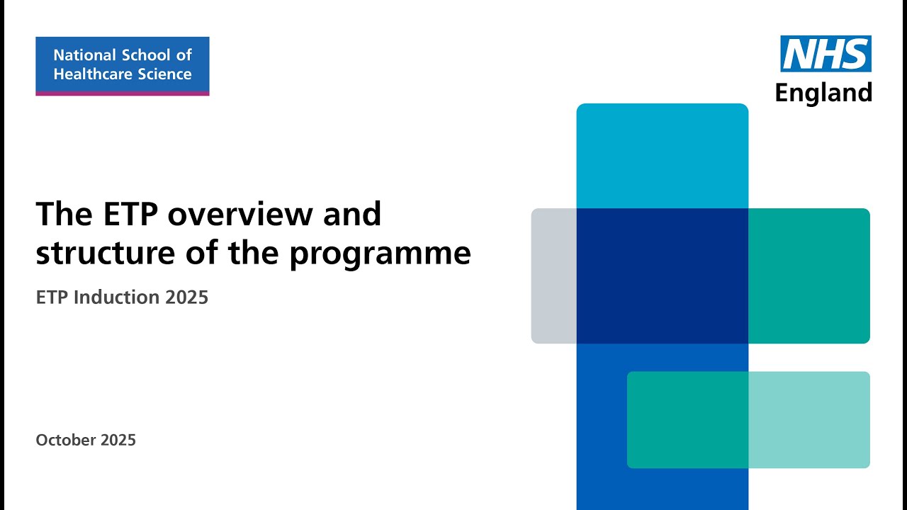 The ETP overview and structure of the programme (ETP Induction 2025)