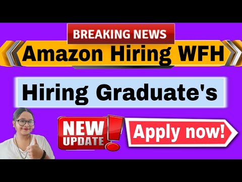 Amazon Work From Home Jobs Opportunities 2023 : Hiring for Freshers as Technical Customer Service