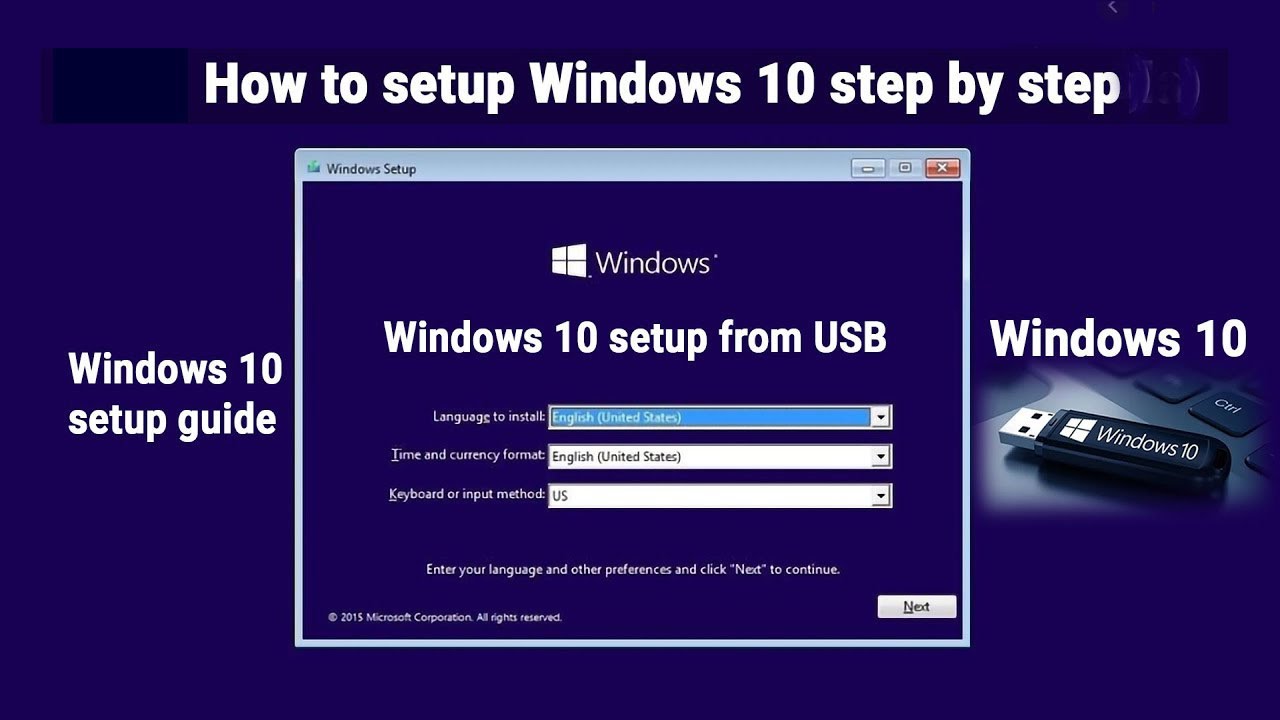 How to install Windows 10 step by step with pictures