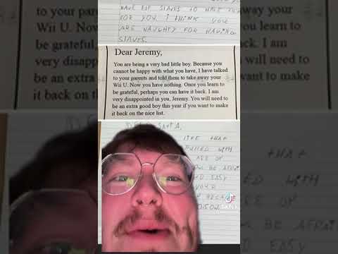 Jeremy Santa Letter