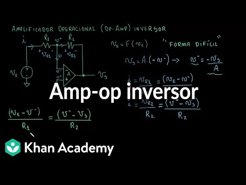 Amp-op inversor (vídeo) | Amplificadores | Khan Academy