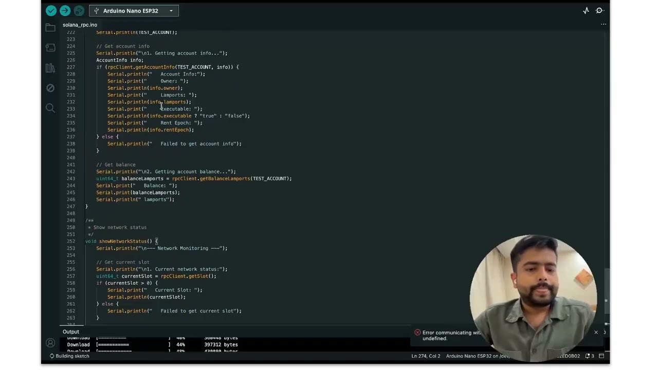 Solana SDK for Arduino: Solduino