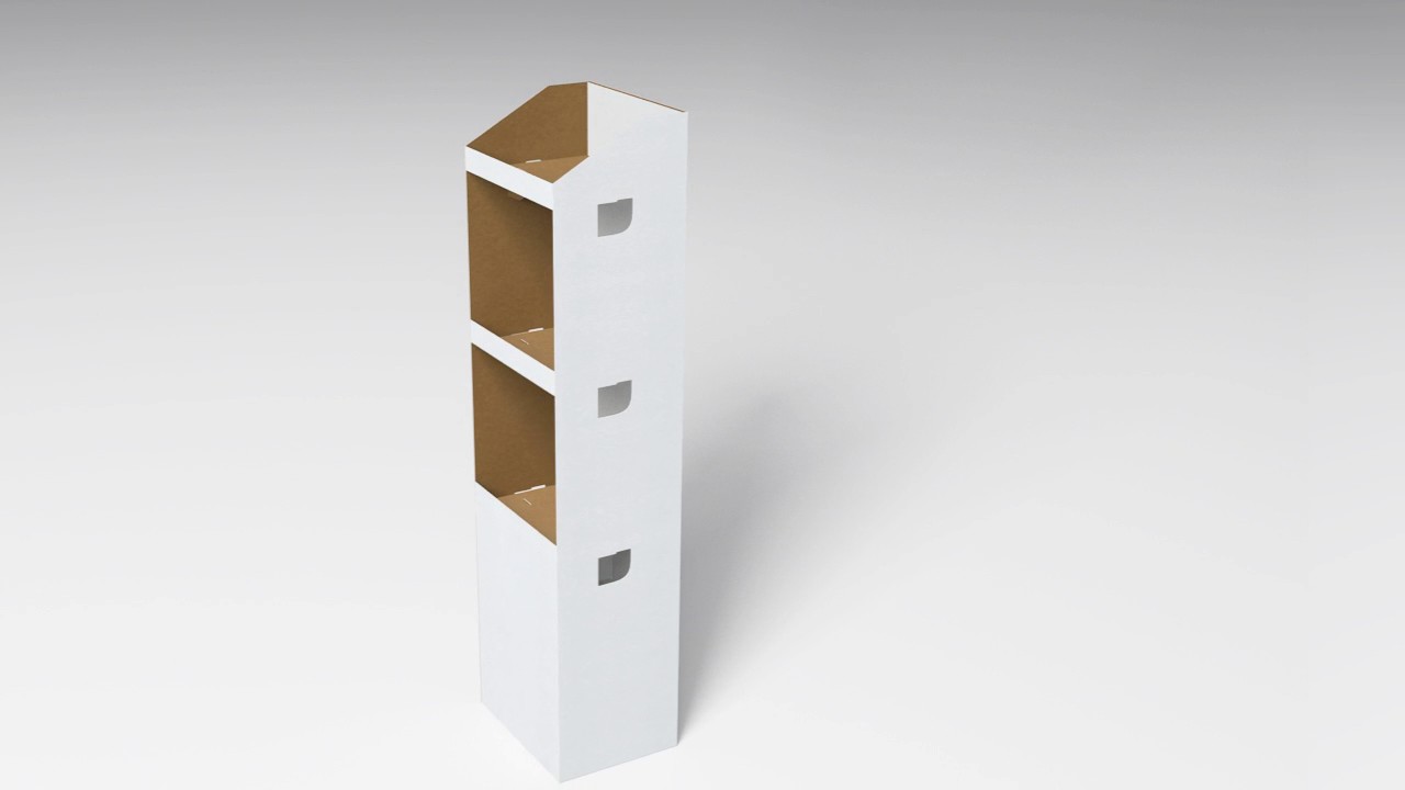 Easternpak Self Assembly Corrugated Display Stand