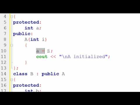 Learn 122 Example of Constructor in Derived Class with Multilevel Inheritance in C Hindi - Mind ...