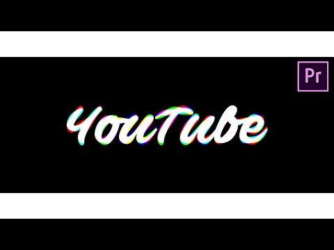 Wave Distort Text Intro in Adobe Premiere Pro CC (Tutorial)