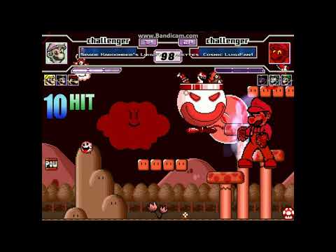 MUGEN Mario(me), Luigi(me) & Metal Mario(me) vs Super Steve, Caramell & LuigiFan1 + Extra