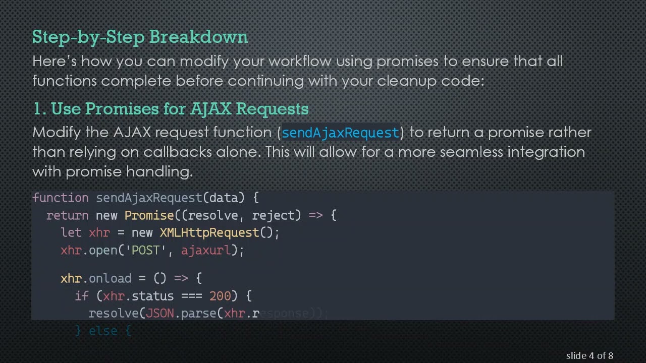Efficiently Handling Multiple Async Operations in Javascript with Promises