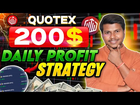 Quotex $200 Daily Profit Strategy | Quotex Live Trading Strategy | Quotex