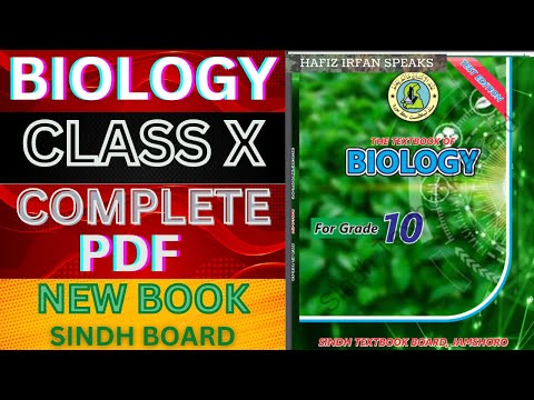 BIOLOGY | Class X | New Book | Complete PDF | Sindh | Karachi Board | Class 10