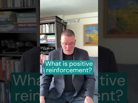 What is positive reinforcement?