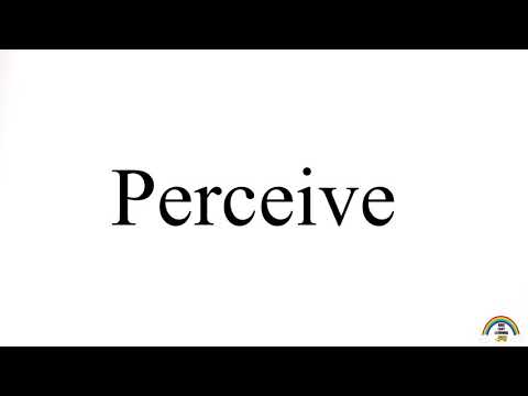 Perceive Meaning | Definition of Perceive