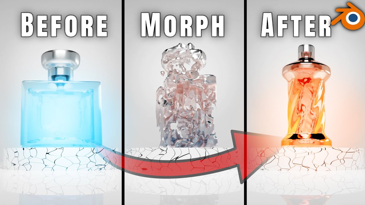 Morph Between Any Objects using Geometry Nodes - Easy Blender Tutorial