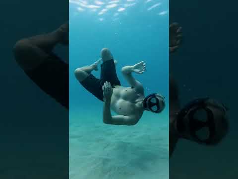 Here's how I breathe underwater #shorts