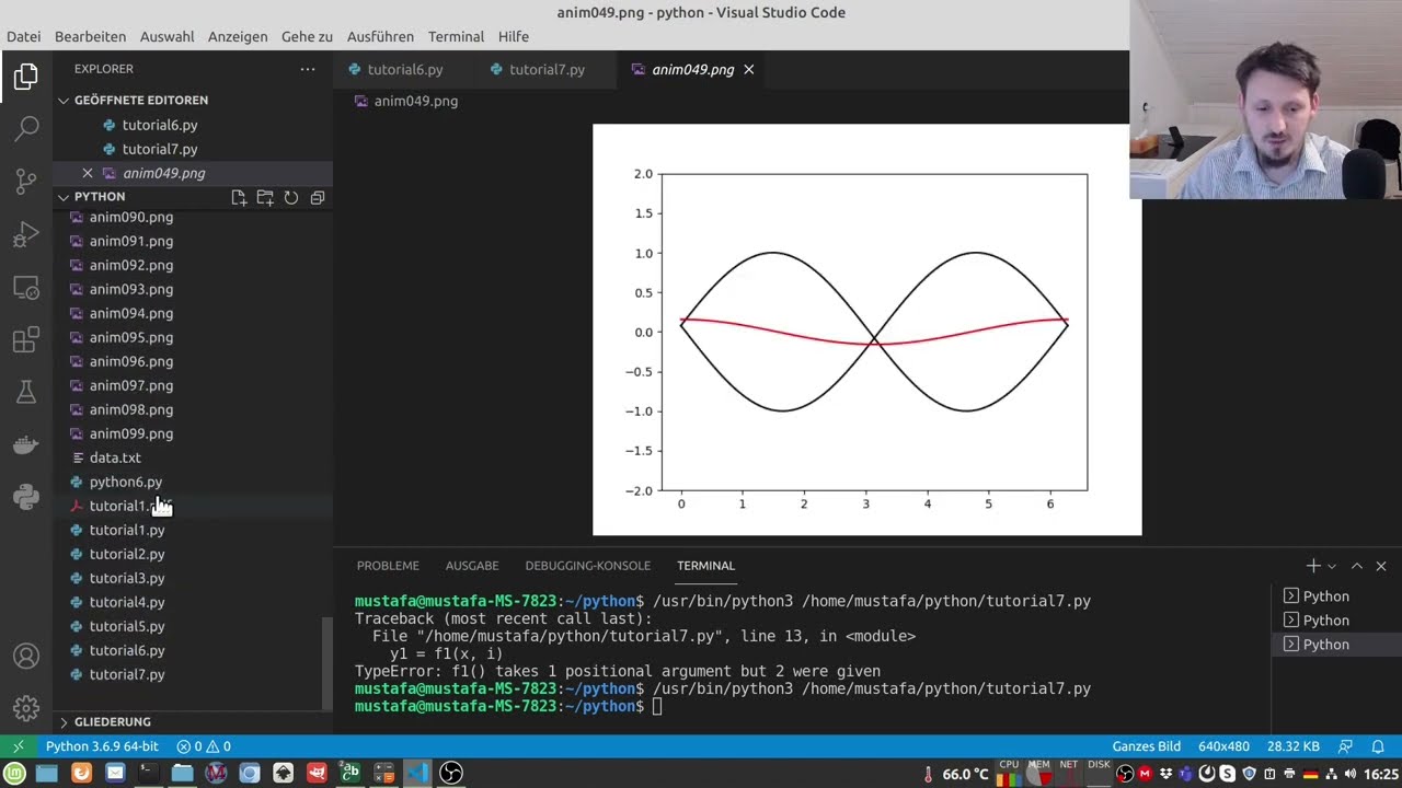 Matplotlib Tutorial 9: Creating Animations with PyPlot