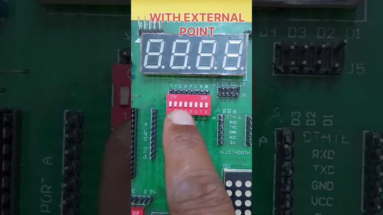PIC DEVELOPMENT BOARD | #electronics #digitalelectronics #development #sevensegmentdisplay #matrix