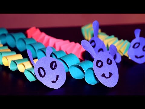 how to make a Caterpillar | paper caterpillar | Integrators