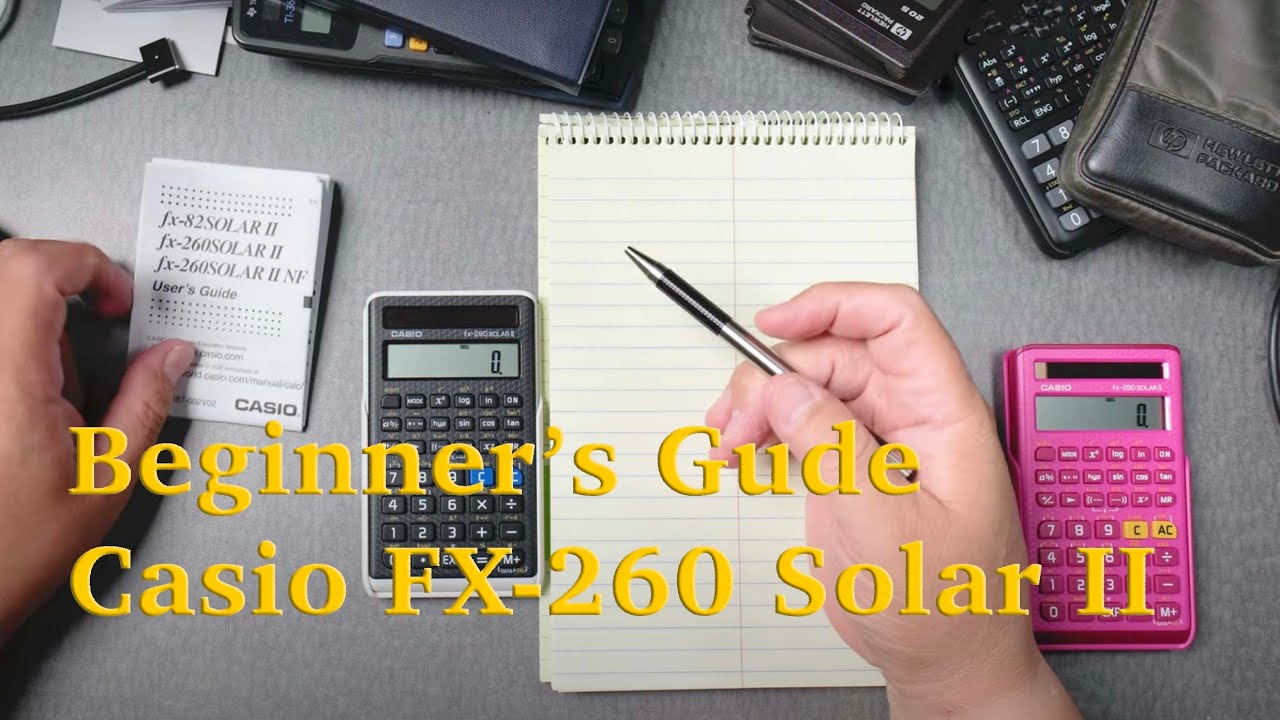 Casio FX-260 Solar II Beginners Guide