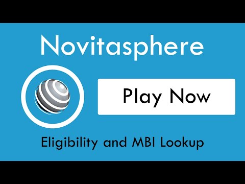 Novitasphere: Using the Beneficiary Eligibility and MBI Lookup Features