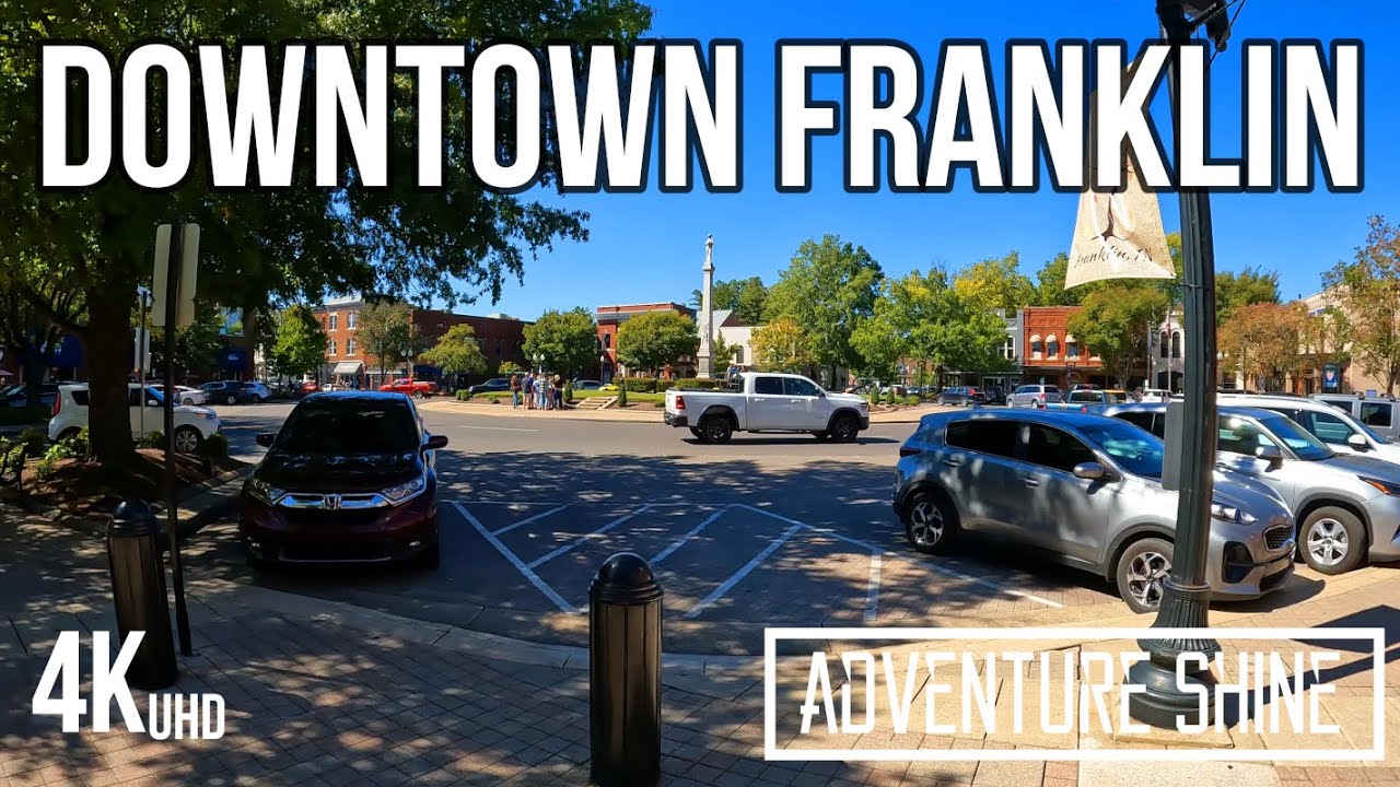 Historic Downtown Franklin - 4K - Franklin, TN USA