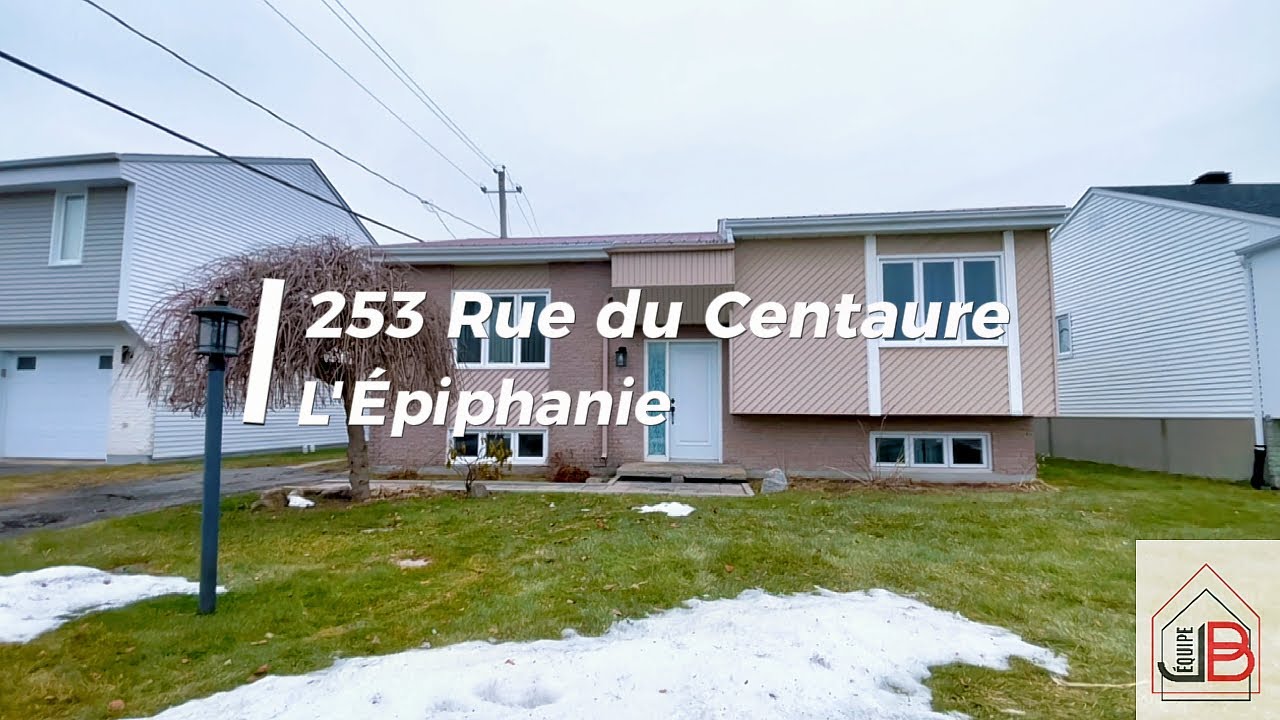 Maison à Vendre - Visite du 253 Rue De Centaure à L'Épiphanie, QC 🎥 🏠