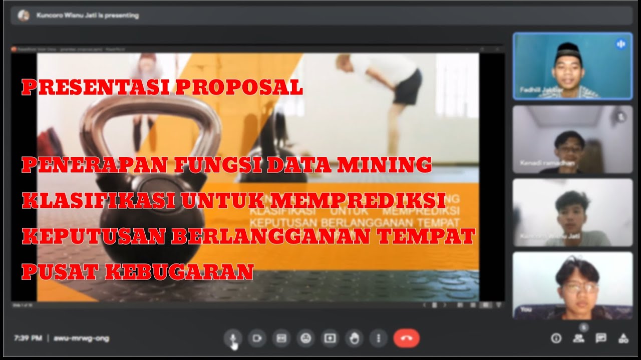Presntasi Proposal Tugas Kelompok Data Mining