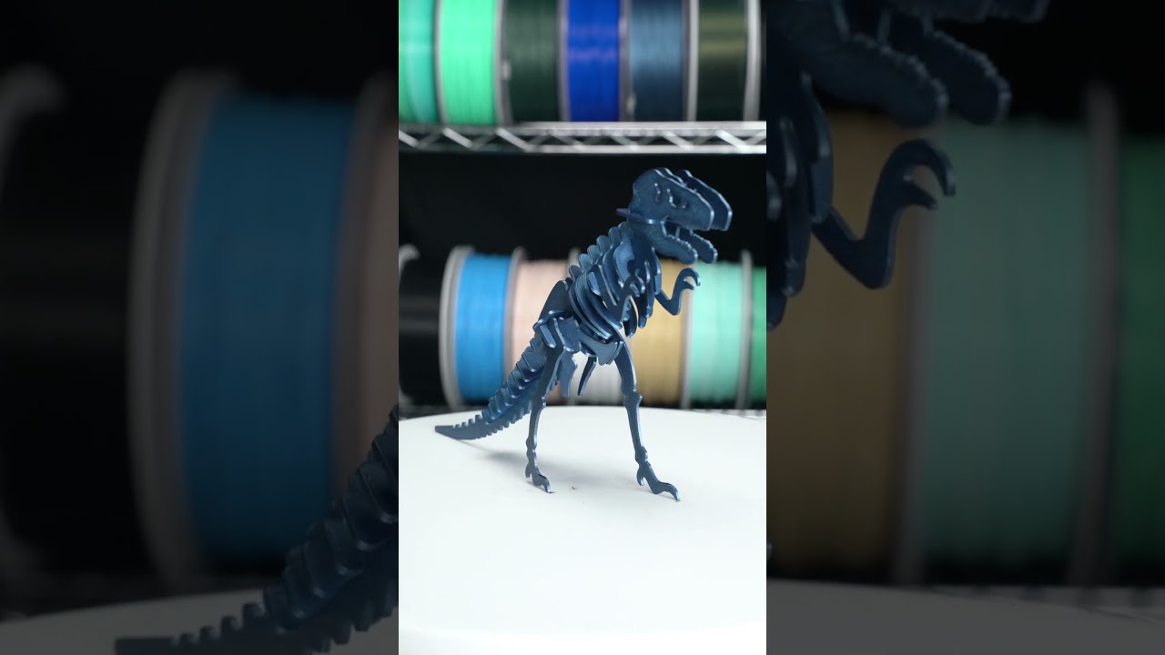 Assemble Your Tyrannosaurus Rex Skeleton Puzzle with Fingertip Ease!