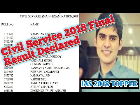 Civil Service 2018_ Final Result Declared_ ias topper 2018_hd_mp4