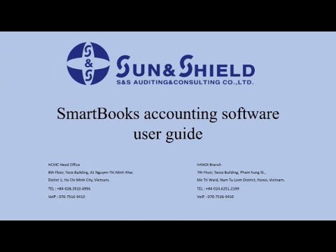 SmartBooks accounting software user guide Purchase Order mp4