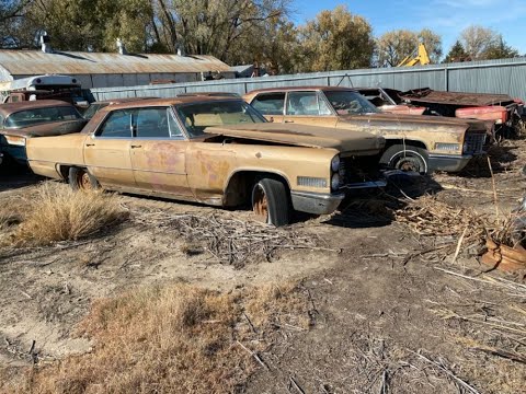 More Cadillac Parts Cars! Lets check out some 1966's and a 1973 Coupe DeVille!