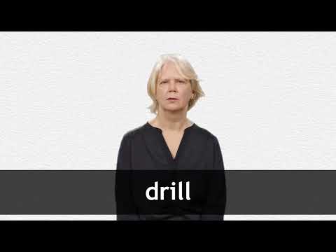 DRILL definition and meaning | Collins English Dictionary
