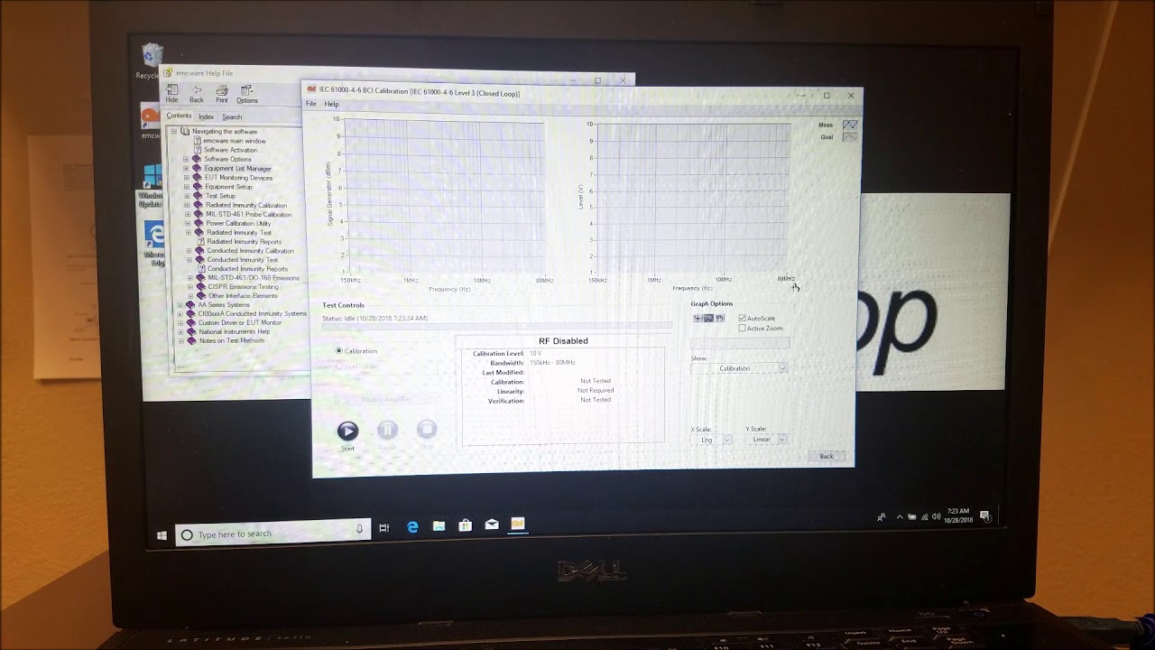 Amplifier Research Conducted Immunity Test System EMC Ware Software