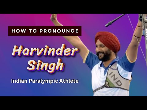 How to pronounce Harvinder Singh? Correct Indian Pronunciation with Audio and Phonetic Spelling