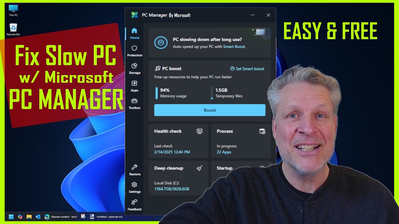 Microsoft PC Manager: FREE Tool To Optimize Your PC