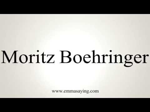 How to Pronounce Moritz Boehringer