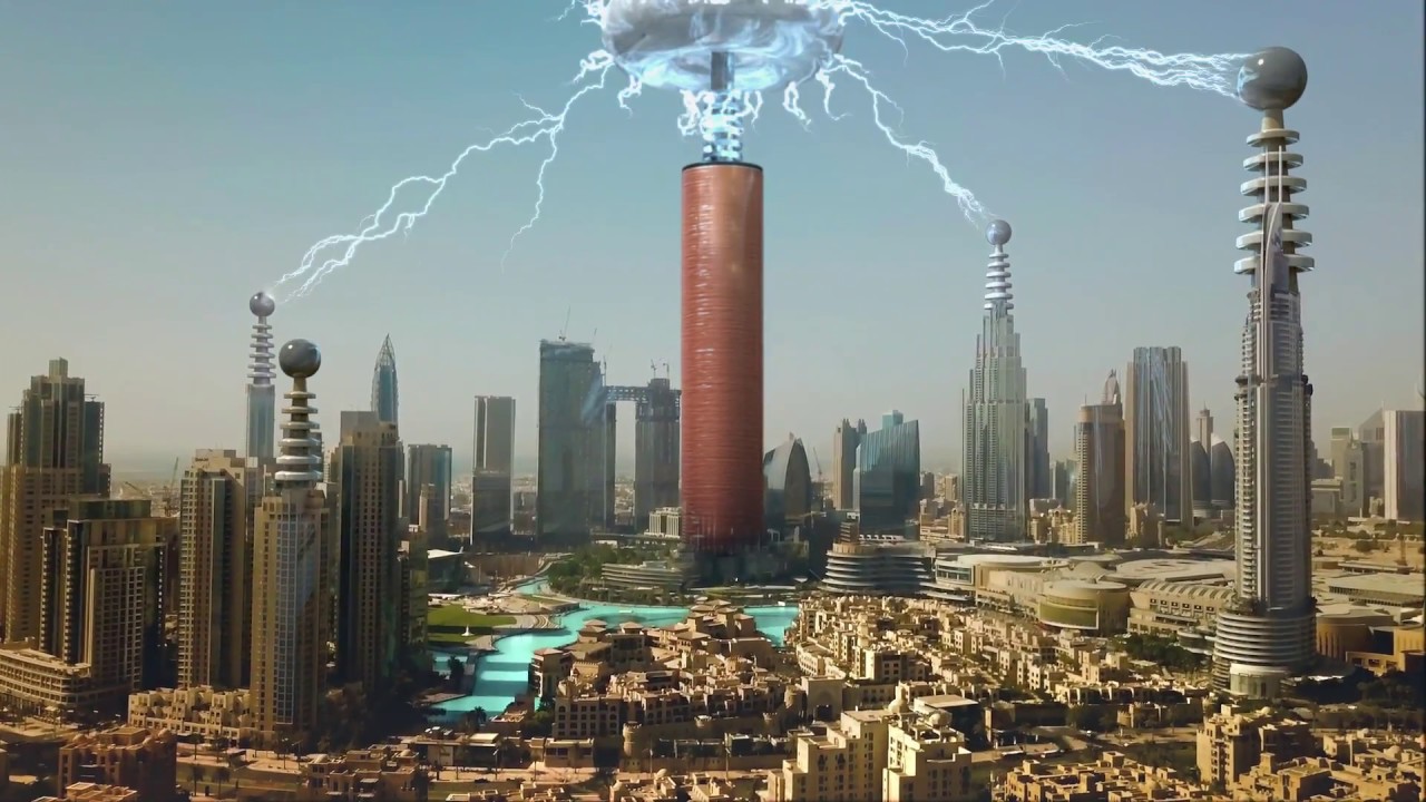 Dubai Tesla Coil Lightning Composite Finalized