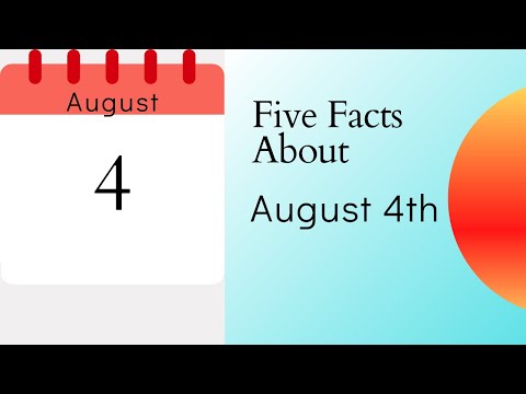 Five interesting events that happened on August 4th #shorts