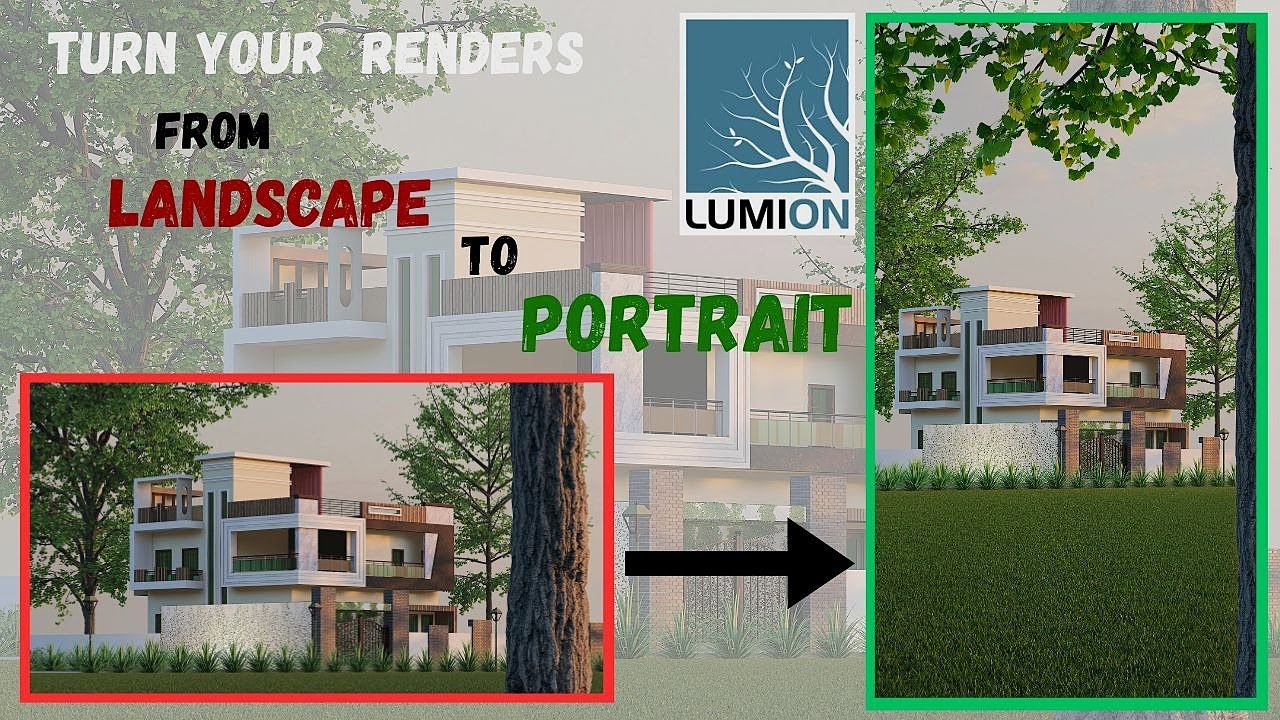 Lumion Portrait Render Tutorial | Create Perfect Vertical Shots Like a Pro | Pro Tips & Settings