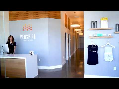 What does a typical visit to Perspire look like?