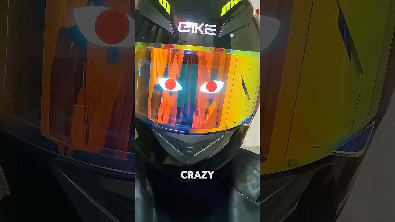 This helmet can change your eye colors