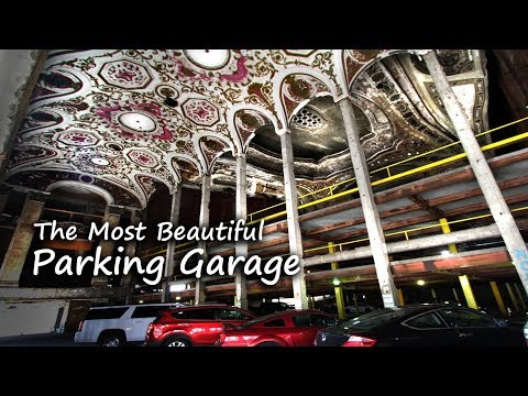 Detroit's Historic Theater is now a Parking Garage