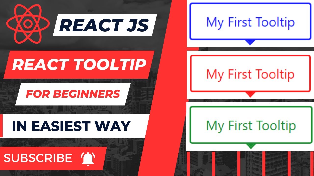 React Tooltip Tutorial | Complete Beginner's Guide (2025) | Step-by-Step Tutorial